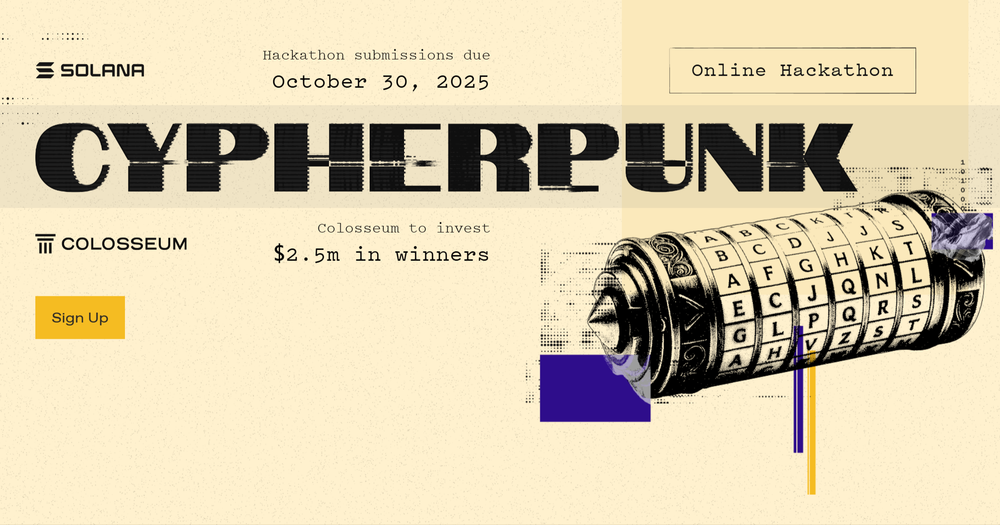 Colosseum Codex: Cypherpunk Hackathon, Alpenglow Approved, MagicBlock TEE Ephemeral Rollups